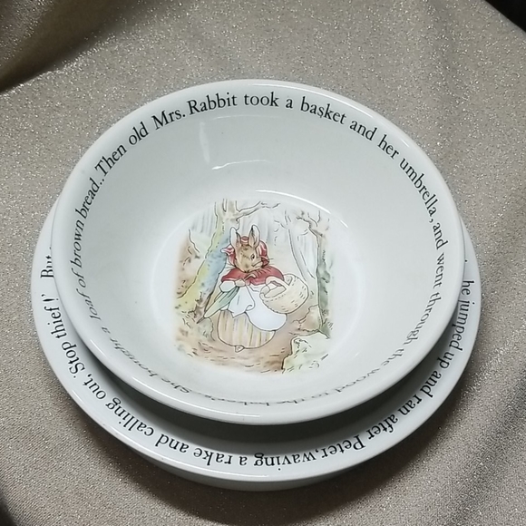 Wedgwood | Dining | Wedgwood England Peter Rabbit Bowl Set | Poshmark